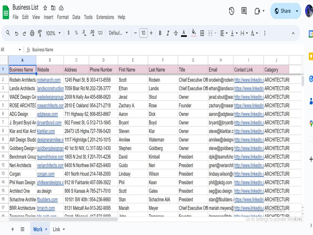 Any Targeted Lead Generation | Upwork