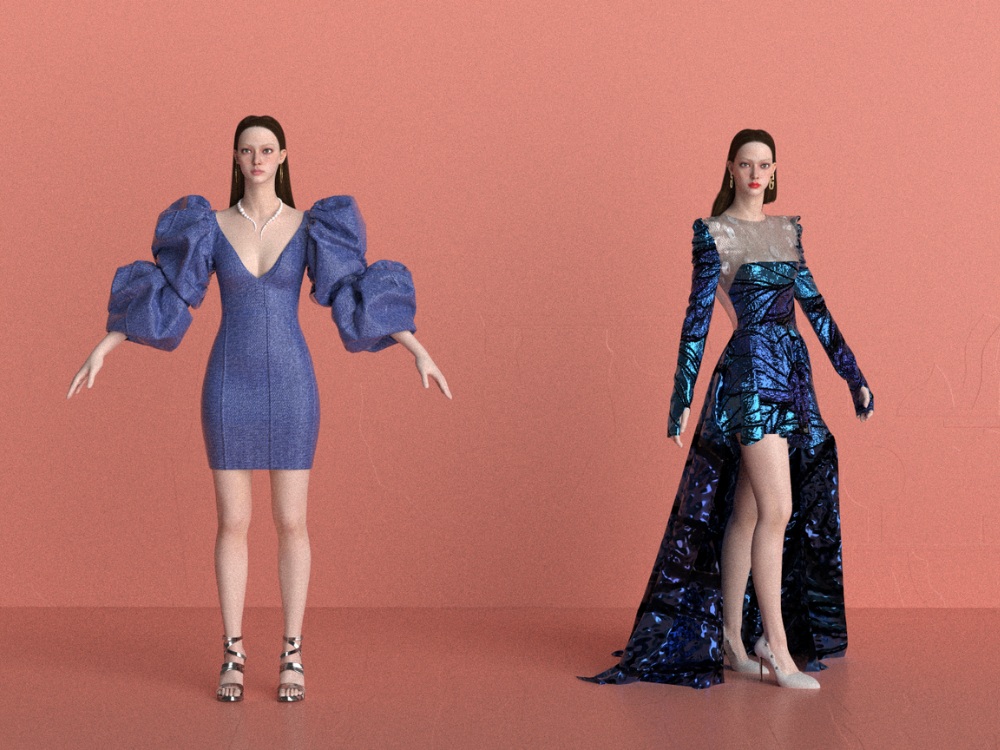 Up to 7, 3D rendered outfits with Tech packs. | Upwork