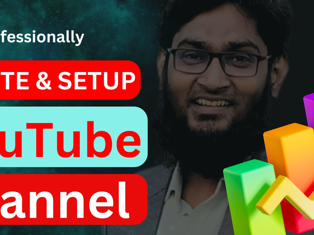 Creation a full new YouTube channel, customization, setup & promotion plan | Upwork