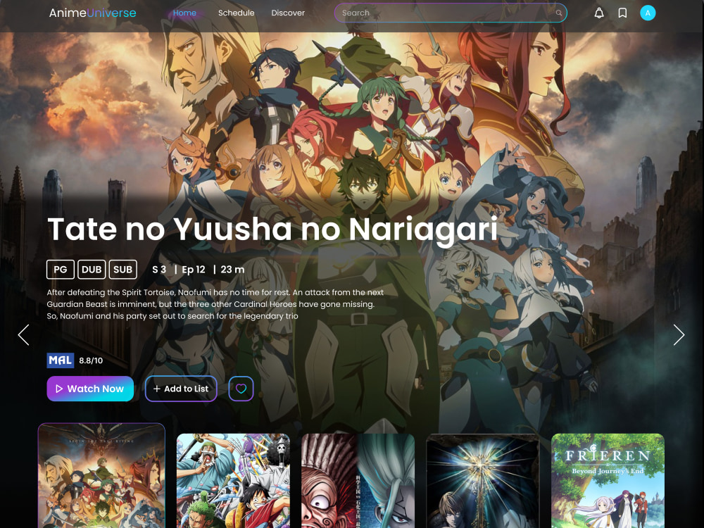 Elevate Your Anime Experience | Custom Anime Website Design and ...