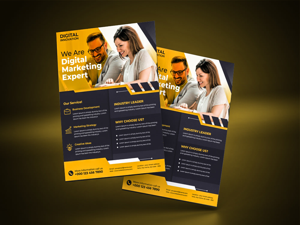 A fantastic flyer design, brochure design, ads design | Upwork