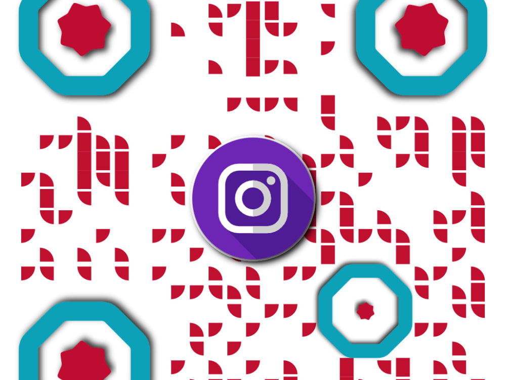 A custom qr code design with your logo Amazing designs | Upwork