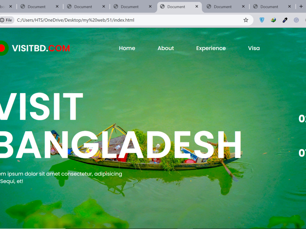 A responsive website in 24 hours by using HTML ,TAILWIND(CSS),JAVASCRIPT | Upwork