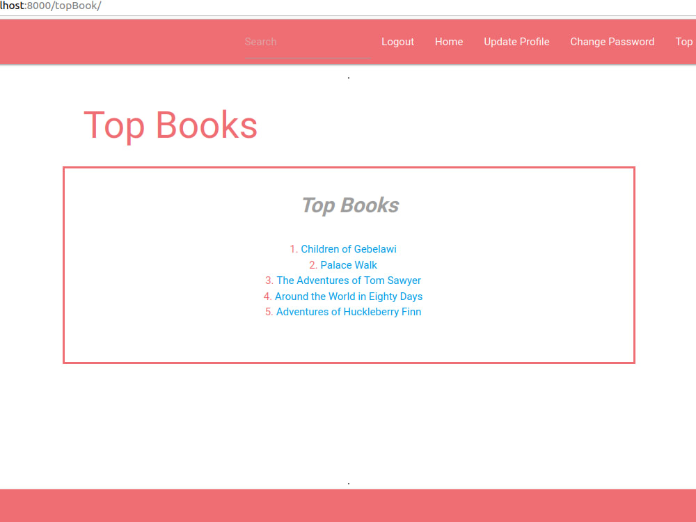 BookLand - Library Management system | Upwork