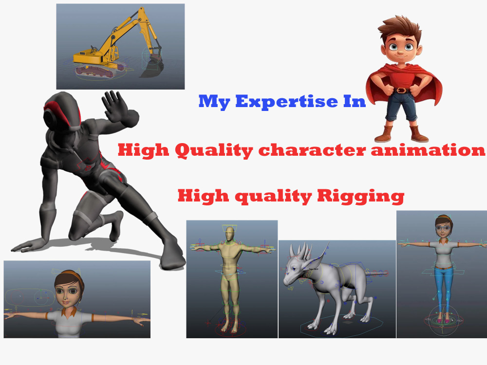 Professional and High Quality 3D Animation & Rig in Maya | Upwork
