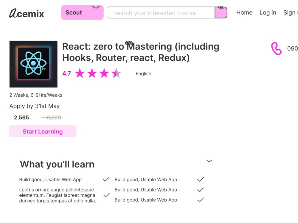 An interactive figma ui/ux design | Upwork