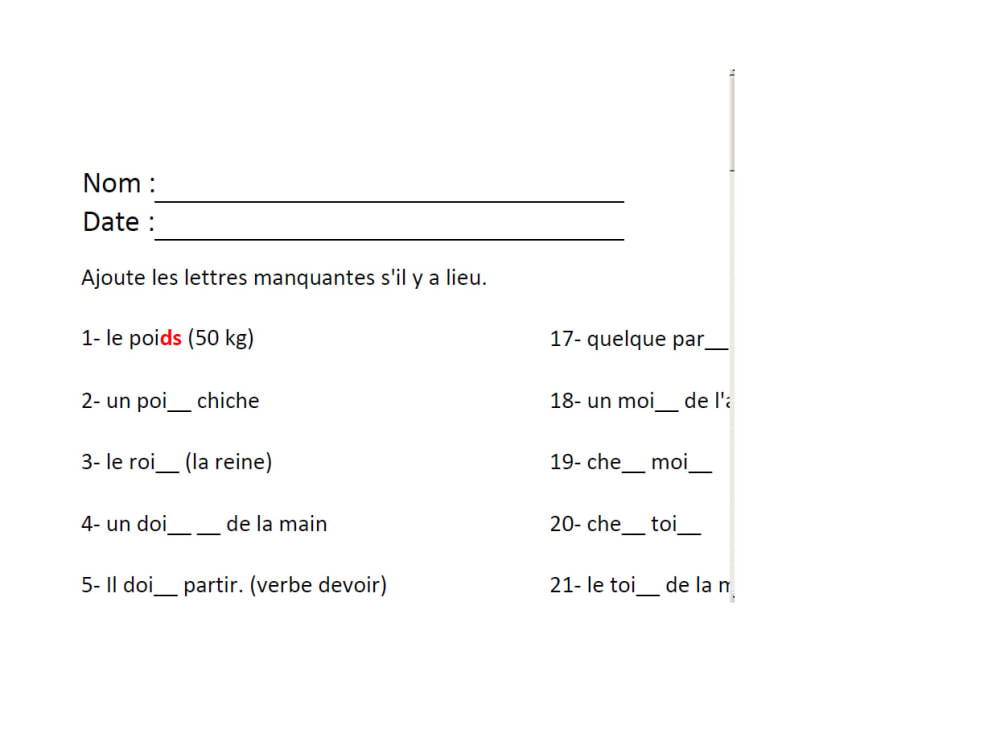 A French learning workbook worksheet and videos to learn FR Canada ...
