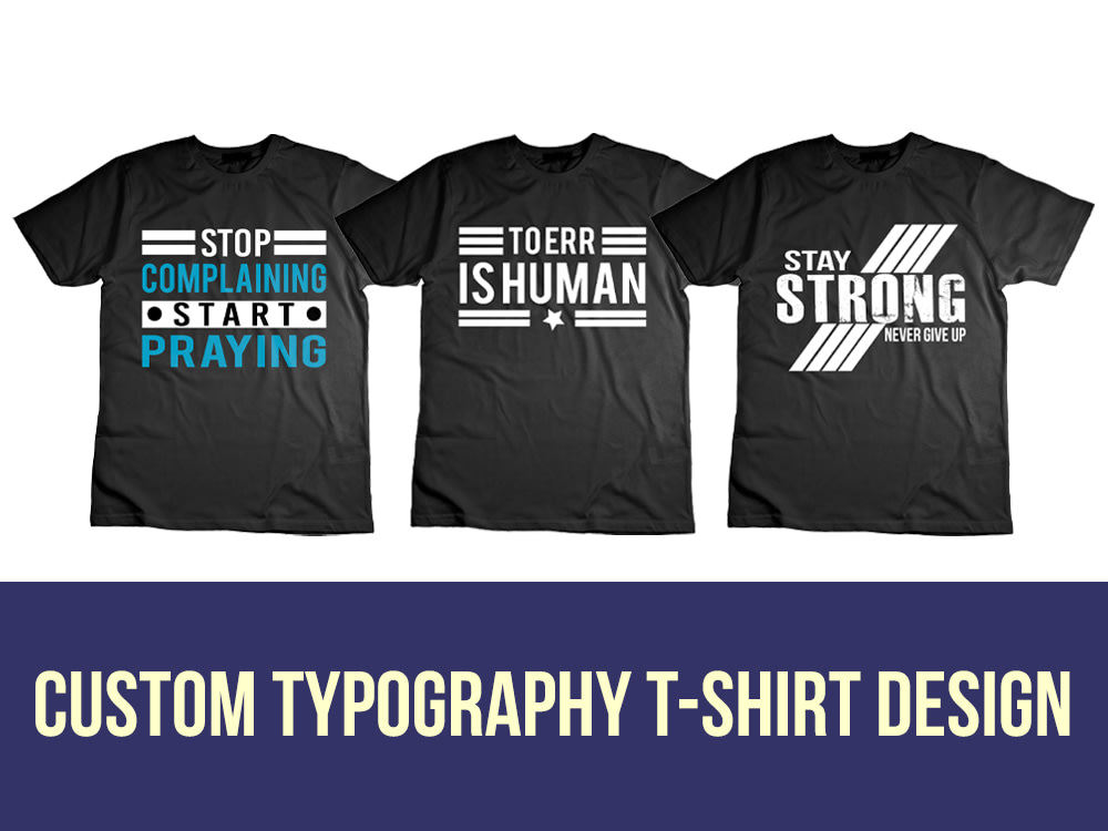 Custom illustration graphic and typography t-shirt design | Upwork