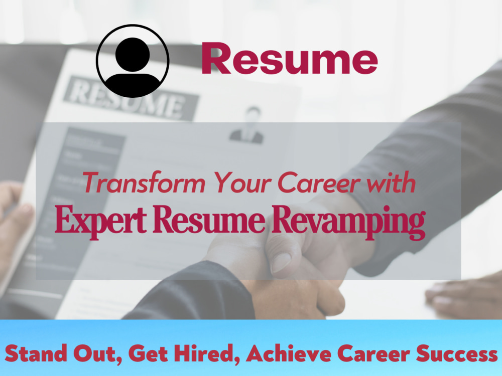 An expertly revamped resume to elevating your career opportunity | Upwork