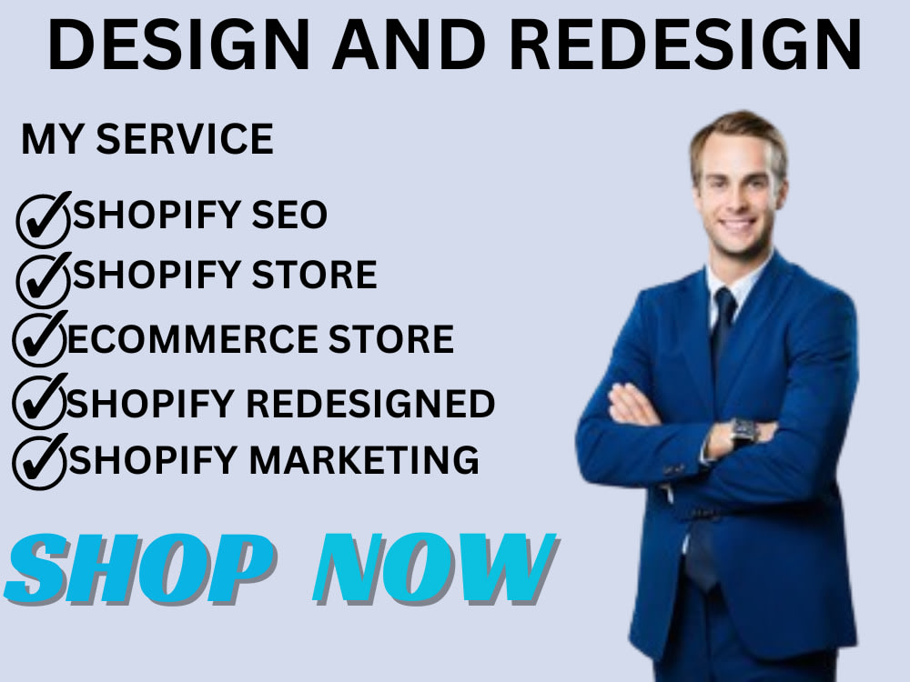 Design and redesign revamp of your shopify website | Upwork