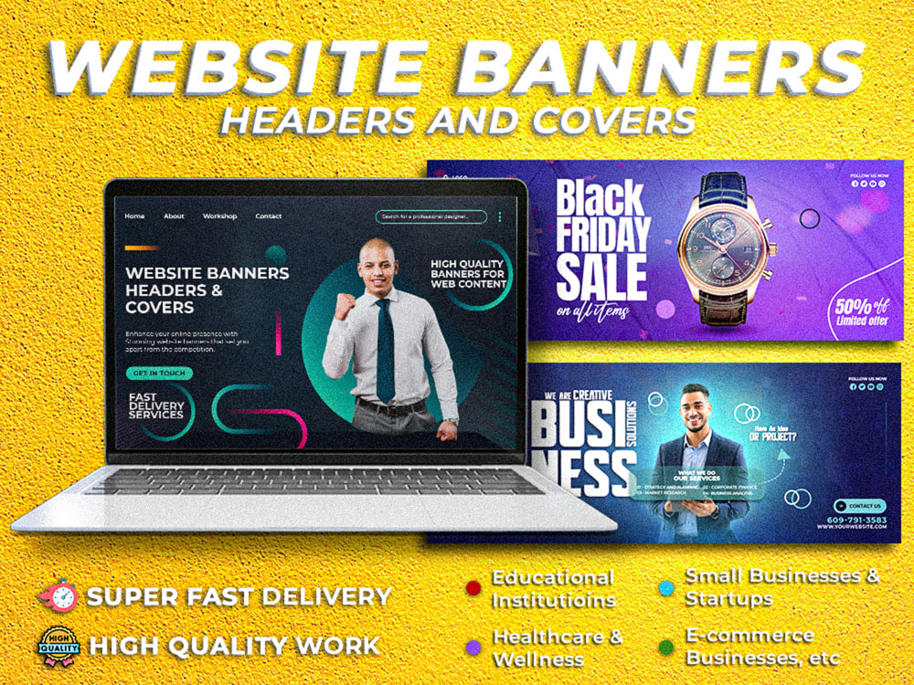 Hero Image For Banner Ads, Website Banner, Website Header, & Shopify ...