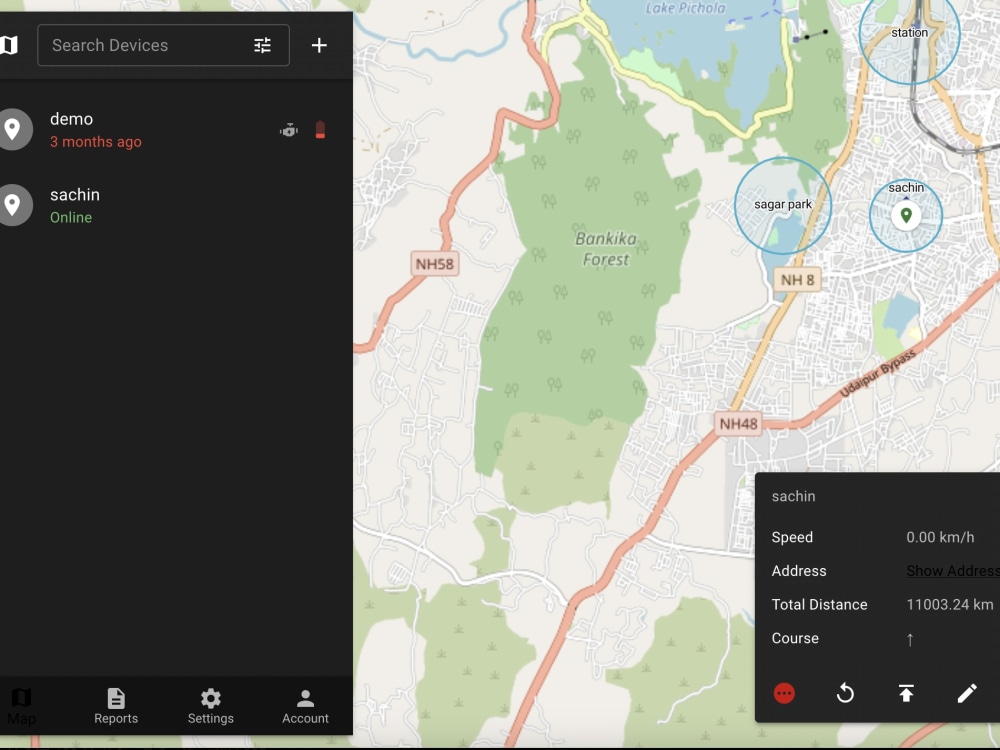 A GPS tracking server and application with modern design for ios/android | Upwork