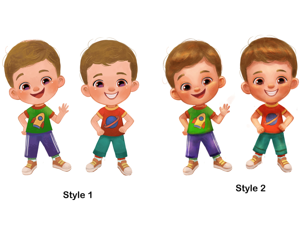 Cute character design for children’s book | Upwork