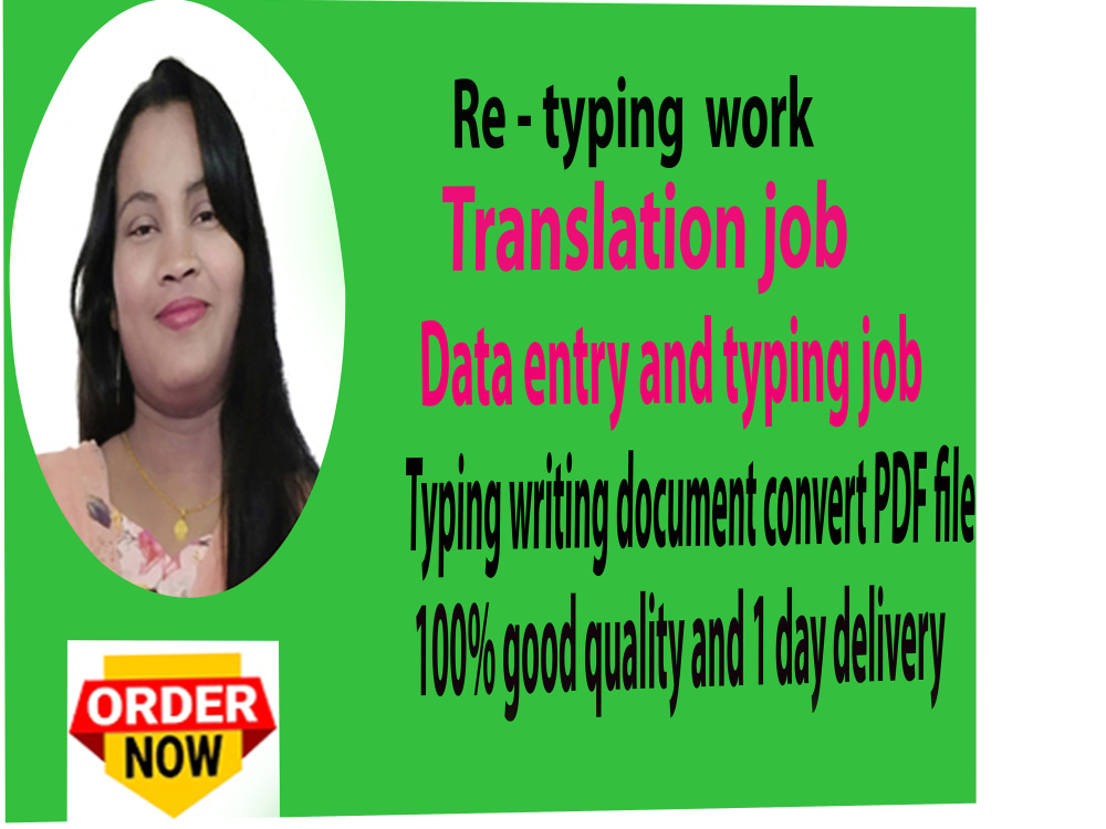 Data entry /content writing/PDF word convert/ translation service | Upwork