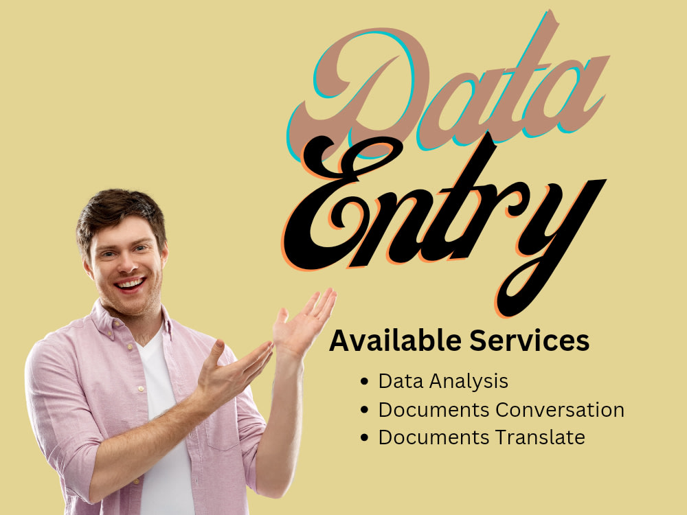 Data Entry Service available, | Upwork