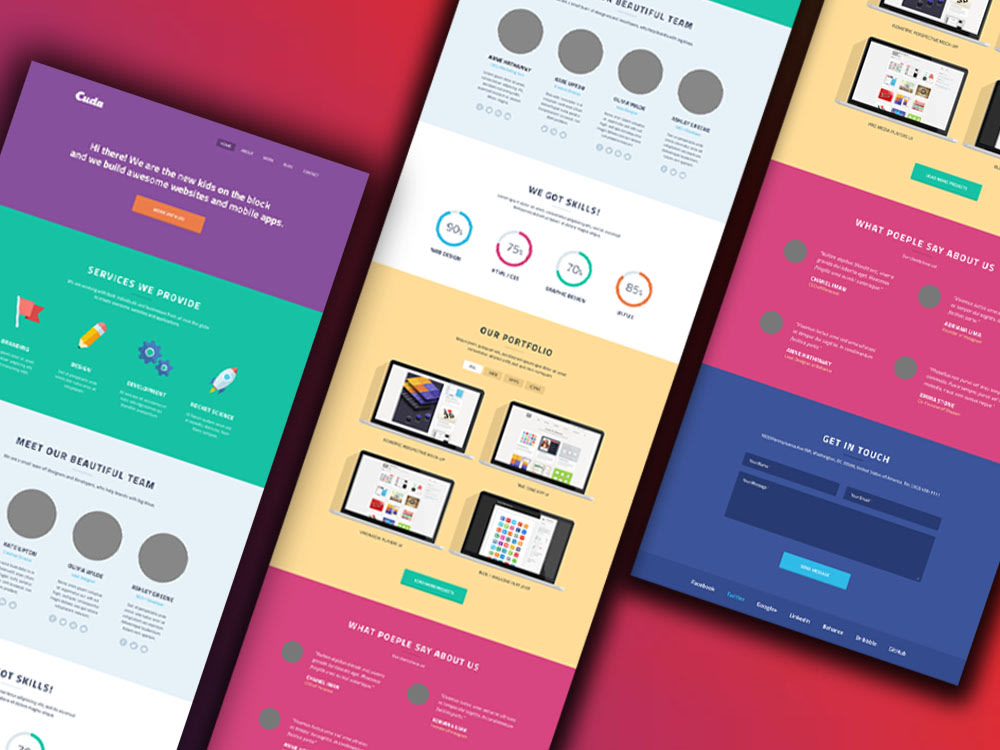 Fully responsive design Figma | PSD | PDF to HTML | CSS | Bootstrap 5 | Upwork