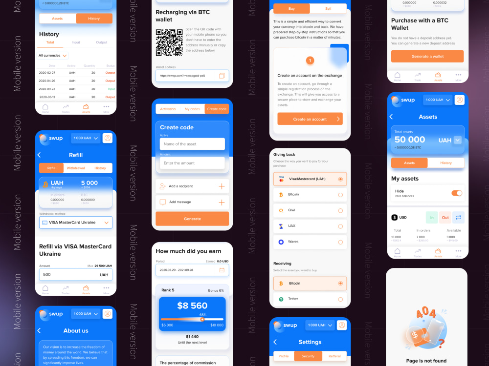 Web&mobile interfaces for your business | Upwork