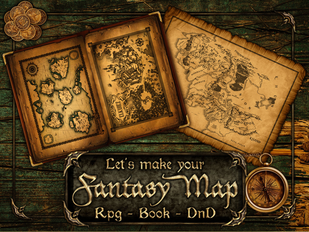 An epic fantasy map | Upwork