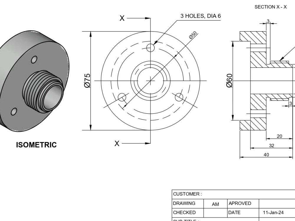 A 2D 3D CAD design and 3D Modeling | Upwork