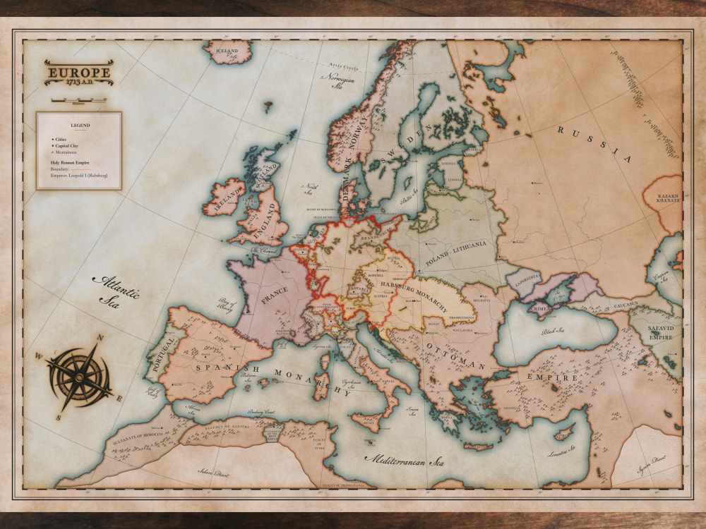 An epic fantasy map | Upwork
