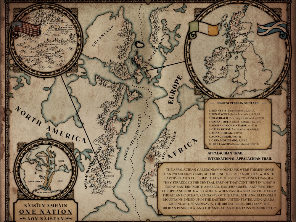 An epic fantasy map | Upwork