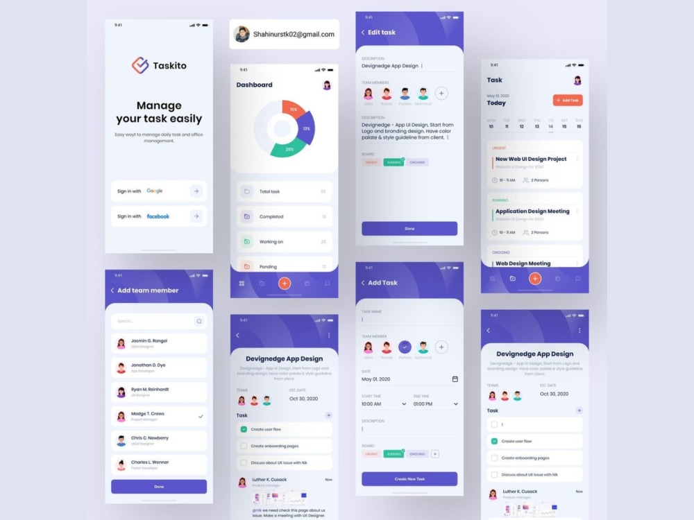 App UI UX design or mobile app UI UX design in figma | Upwork