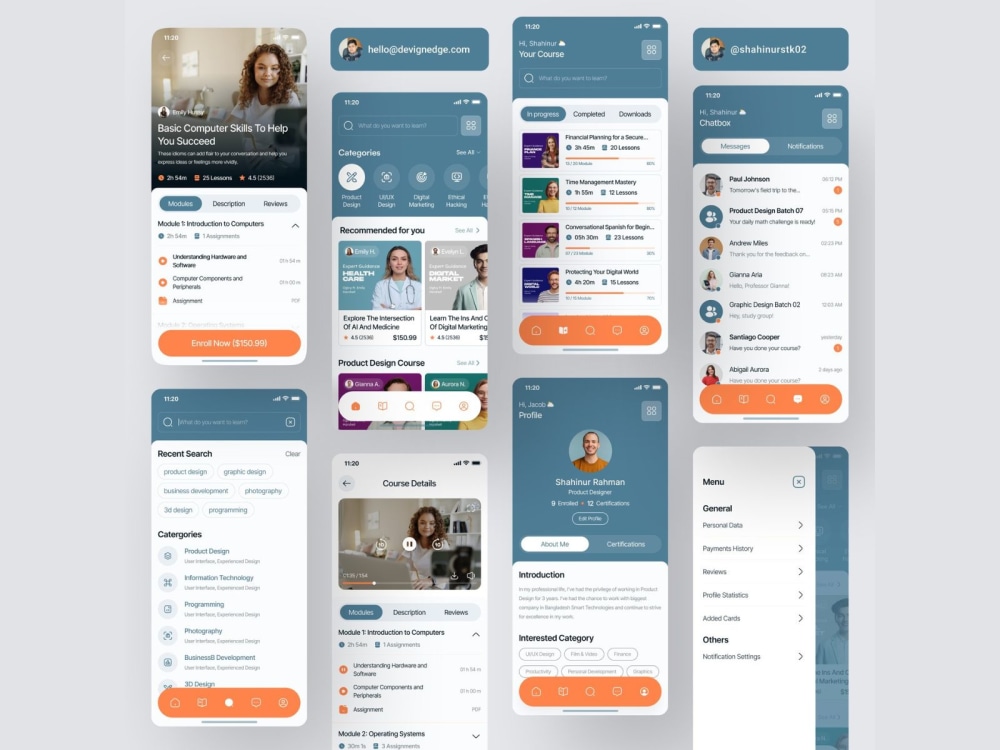 App UI UX design or mobile app UI UX design in figma | Upwork