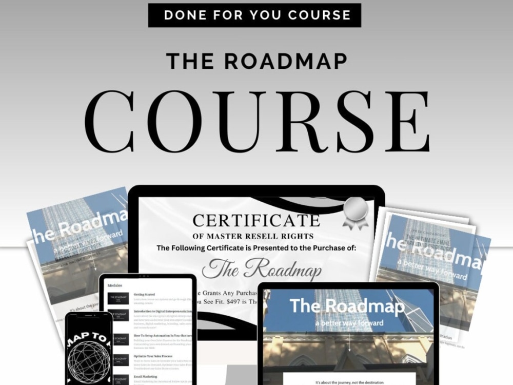 Access To Roadmap To Riches Course With Master Resell Rights Upwork