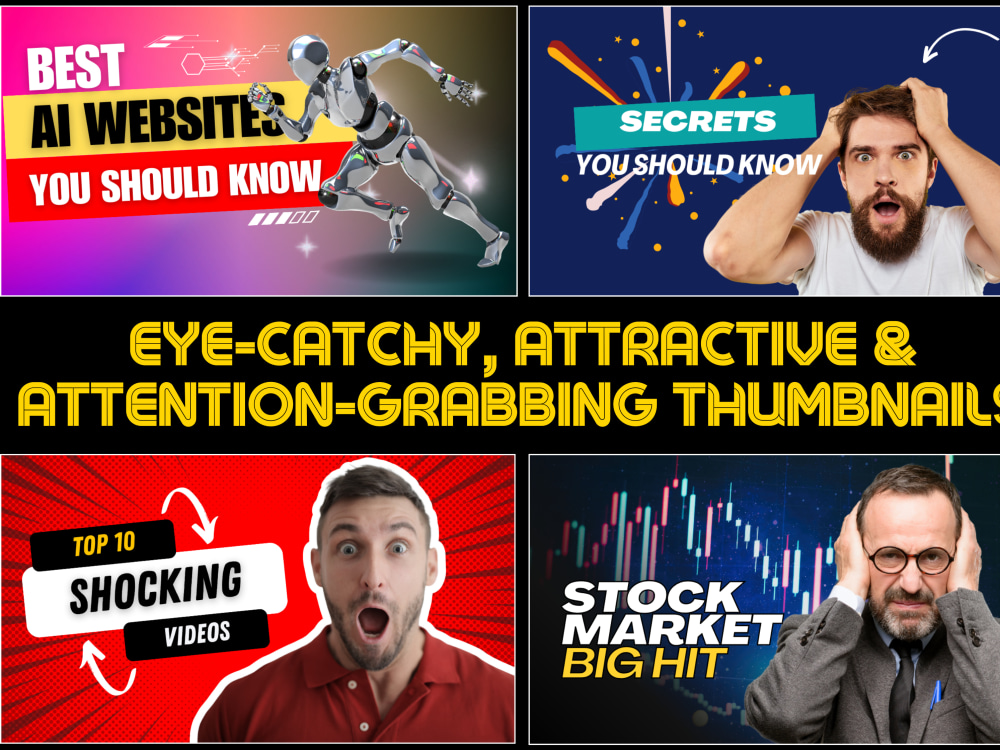 An engaging YouTube thumbnail that stands out | Upwork