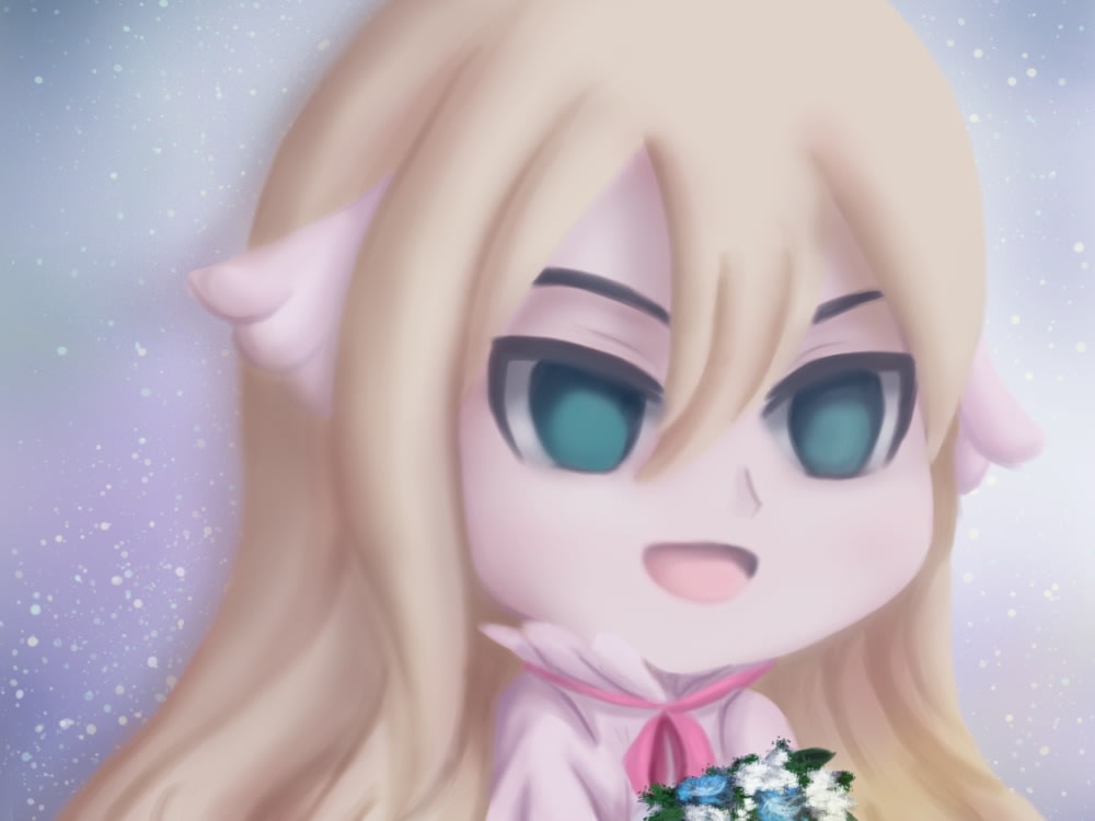A fantastic chibi art for original character, fan art, avatar or mascot ...