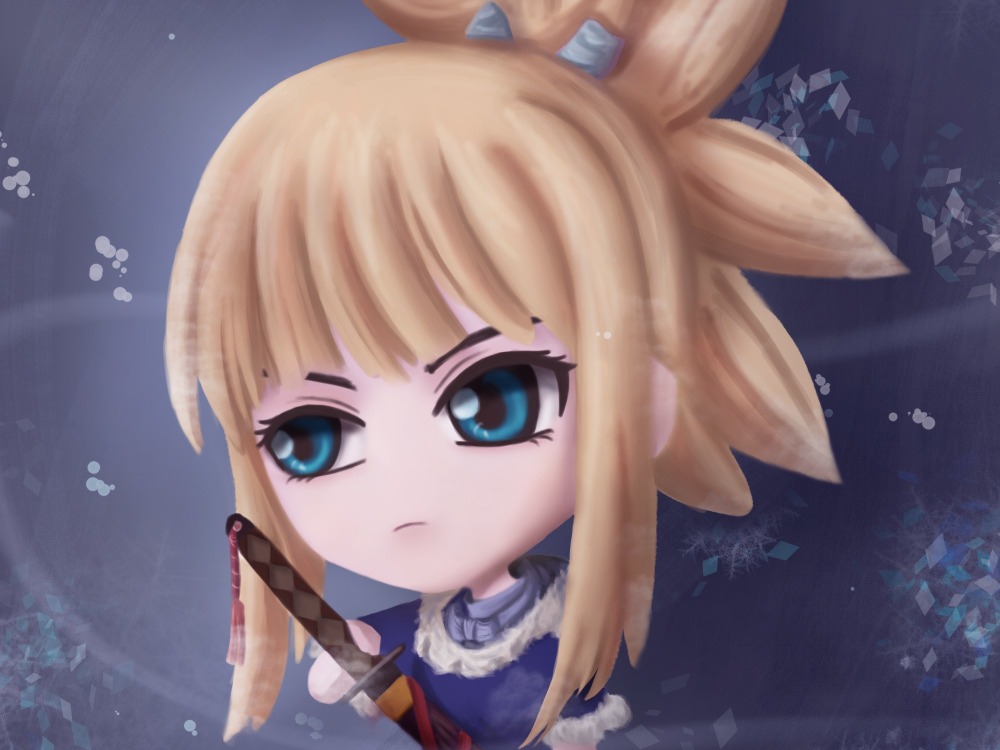 A fantastic chibi art for original character, fan art, avatar or mascot ...