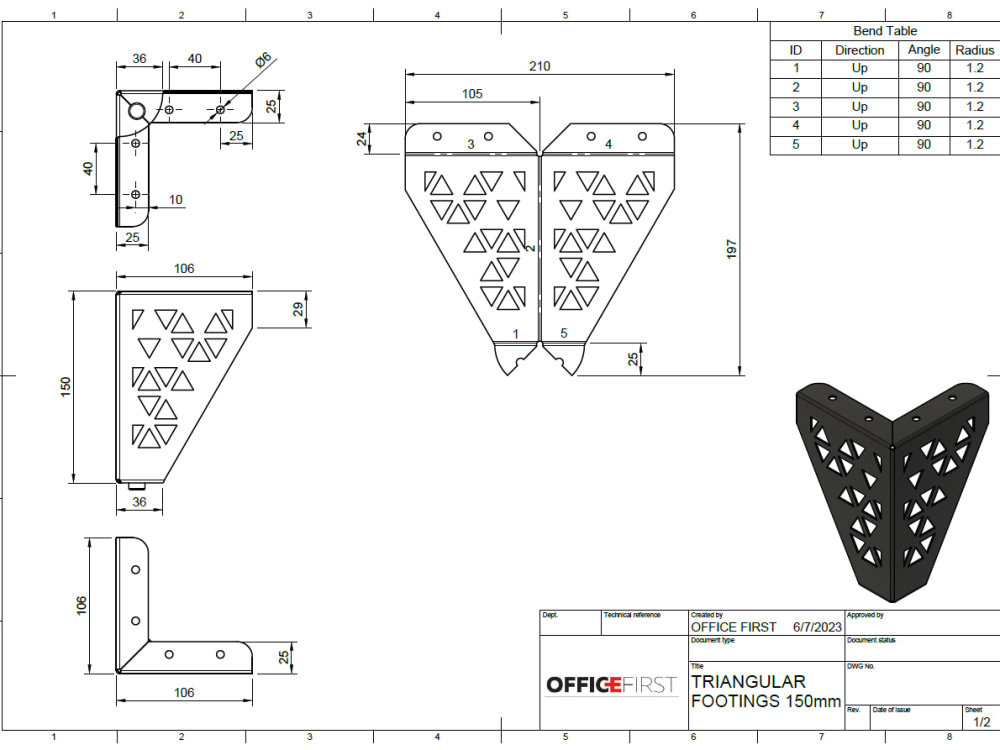 A 3D Model in STEP formate from your 2D Dawing | Upwork