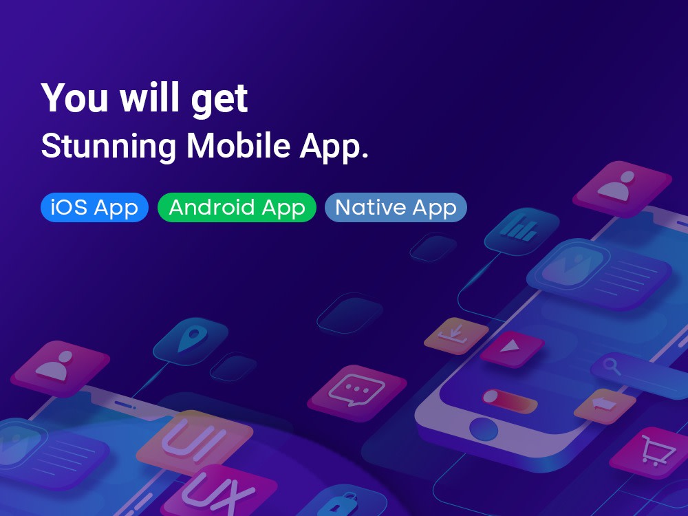 Stunning Mobile App | iOS App | Android app | Native App | Upwork