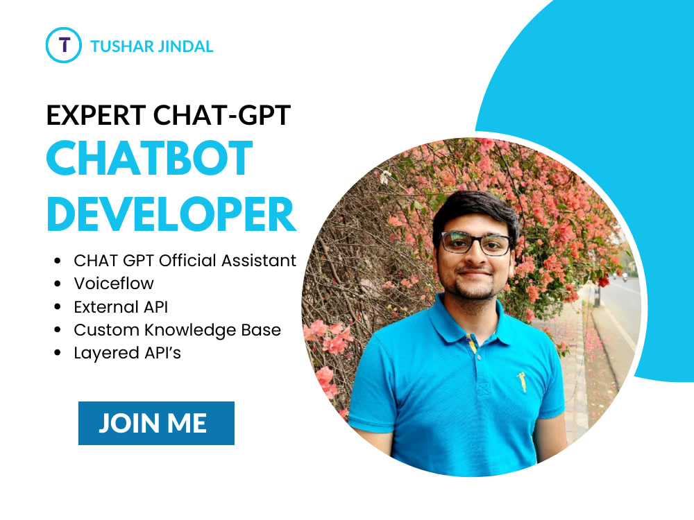 VoiceFlow ChatGPT OpenAI Solutions | API Integration | Chatbot developer | Upwork