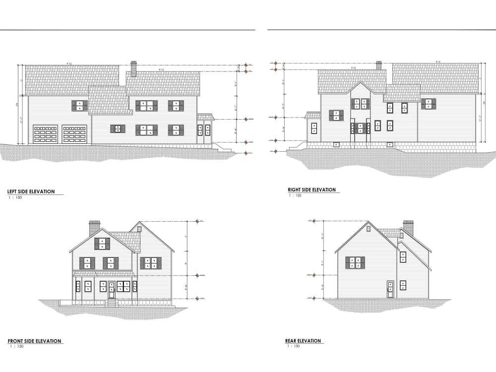 Floor plan, elevation, section, or detailed drafting in Autocad | Upwork