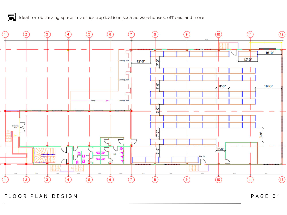 Rack Layout & Permit Drawings – Site Plan, Elevations, Egress | Upwork