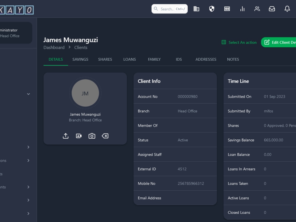 A Customizable Front end for Fineract / Mifos Core Banking System | Upwork