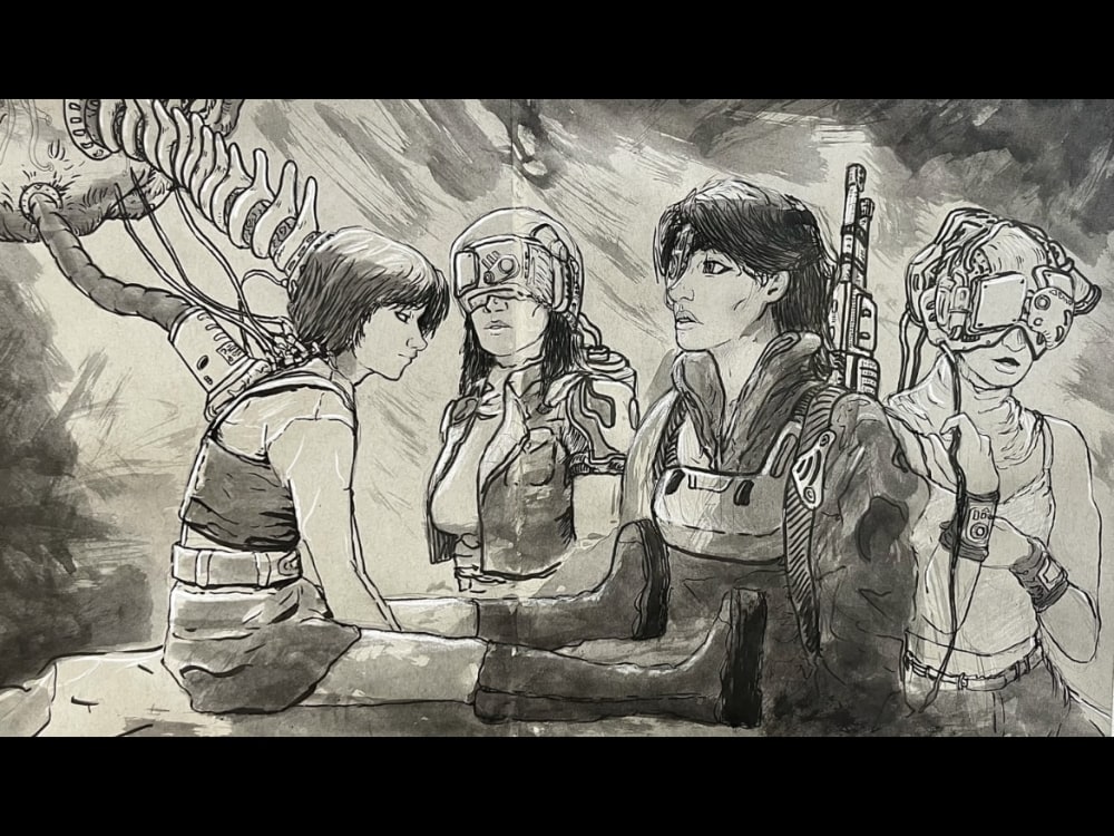 A detailed illustration in a anime/realistic style | Upwork