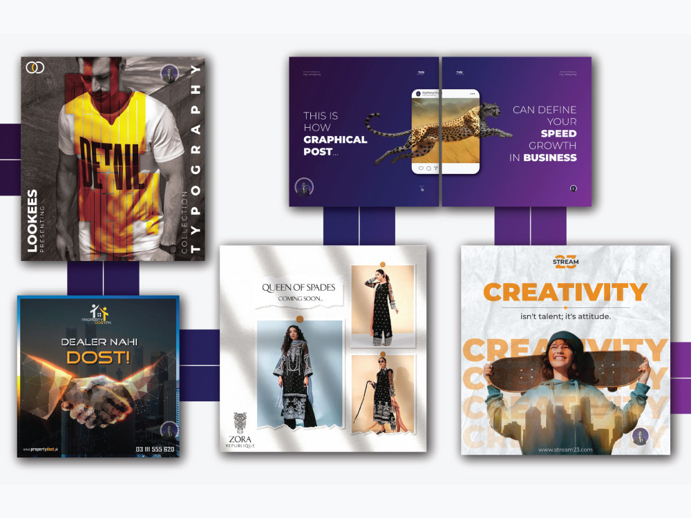 Creative social media designs in 24 hours | Upwork