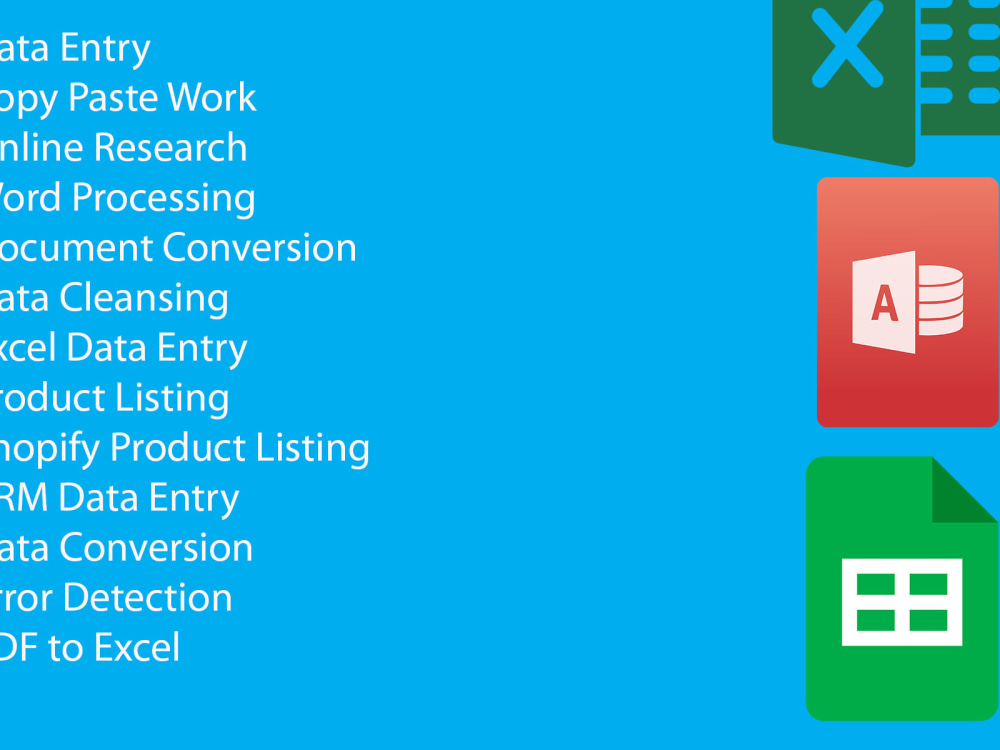 Excel Data Entry, Data Mining, Data Collection & web research | Upwork