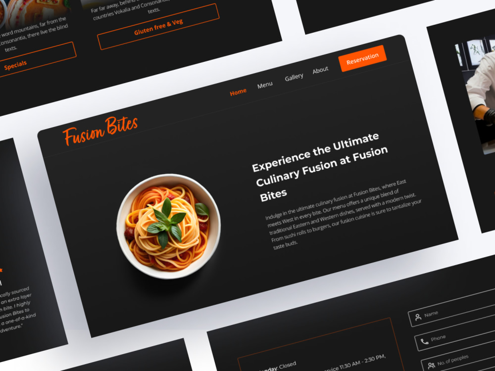 A modern and minimal landing page designed | Upwork