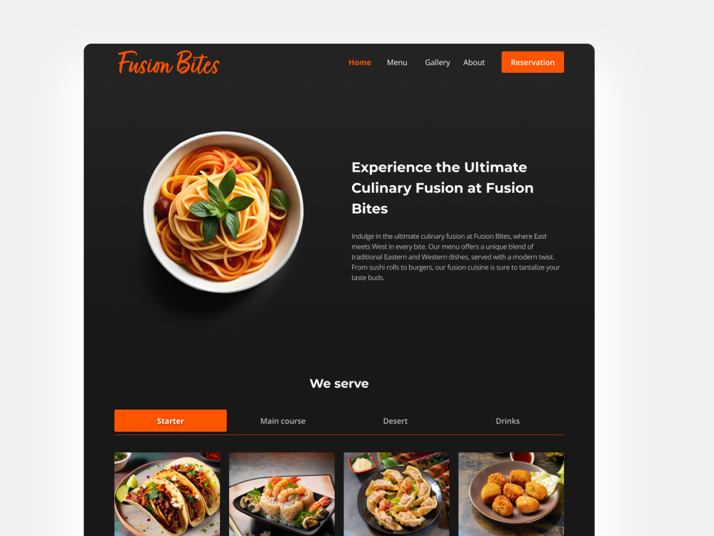 A modern and minimal landing page designed | Upwork