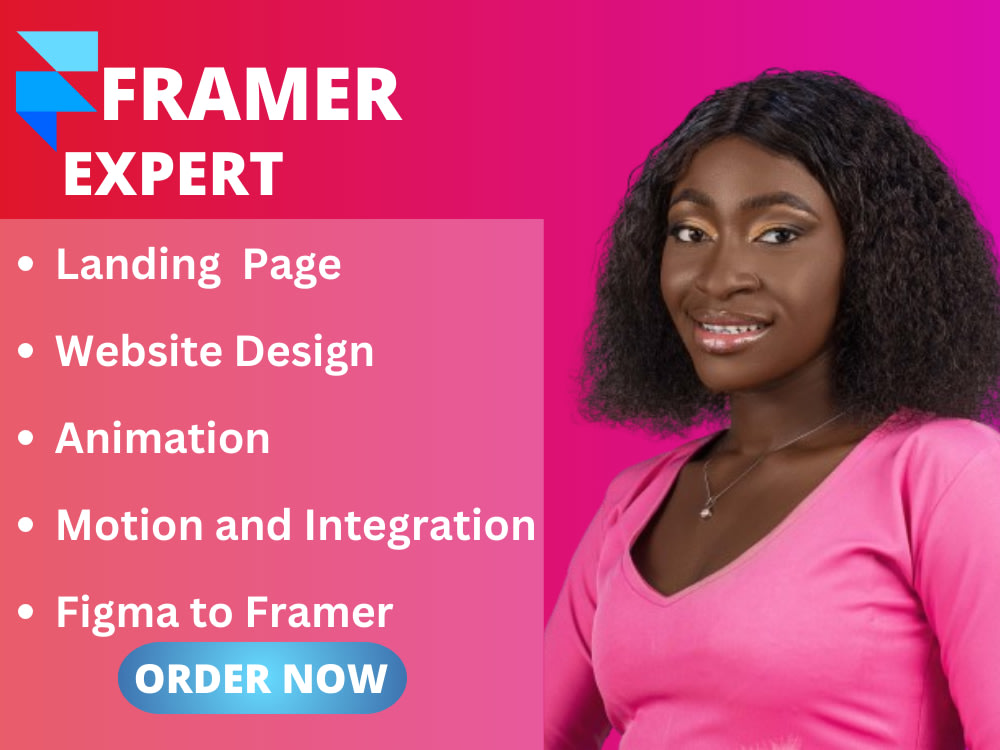 Amazing framer website design, Framer animation, Figma to Framer, CMS ...