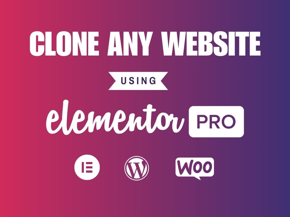 Redesign Revamp Copy Duplicate or Clone website by WordPress elementor pro | Upwork