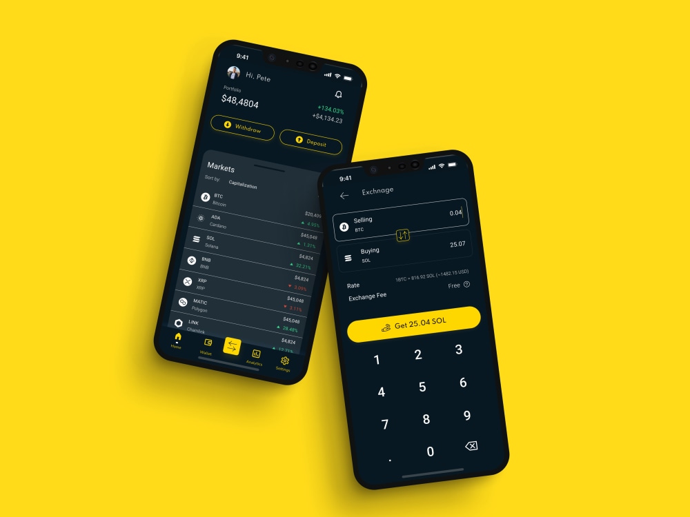 Mobile app UI screen designs optimized for intuitive navigation | Upwork