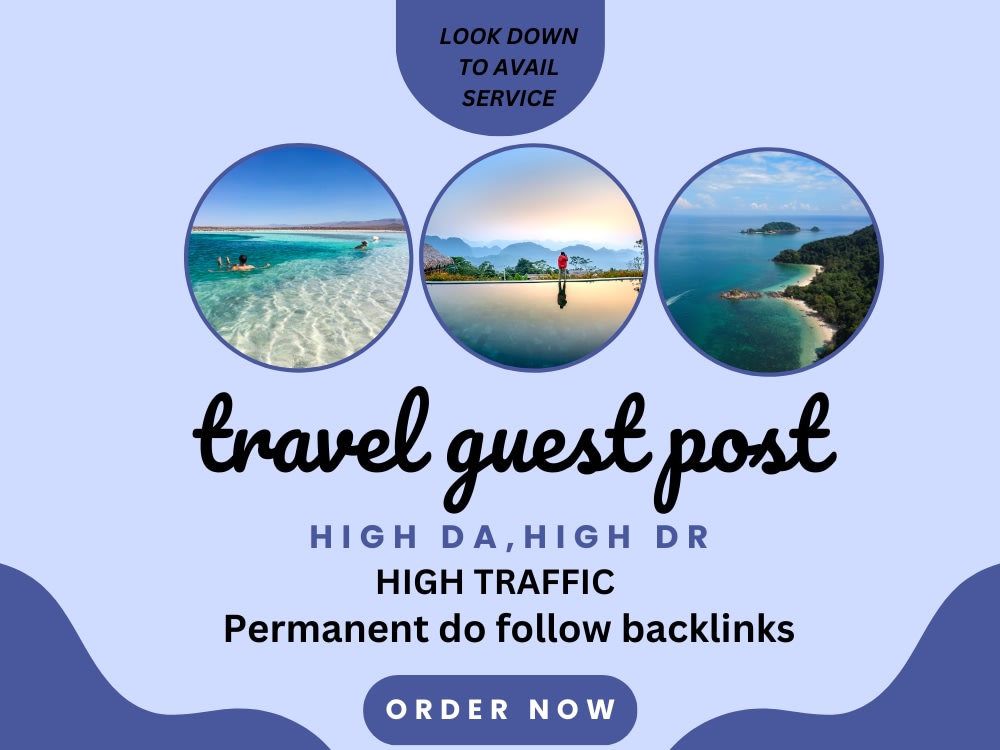 A travel guest post on high authority blogs | Upwork