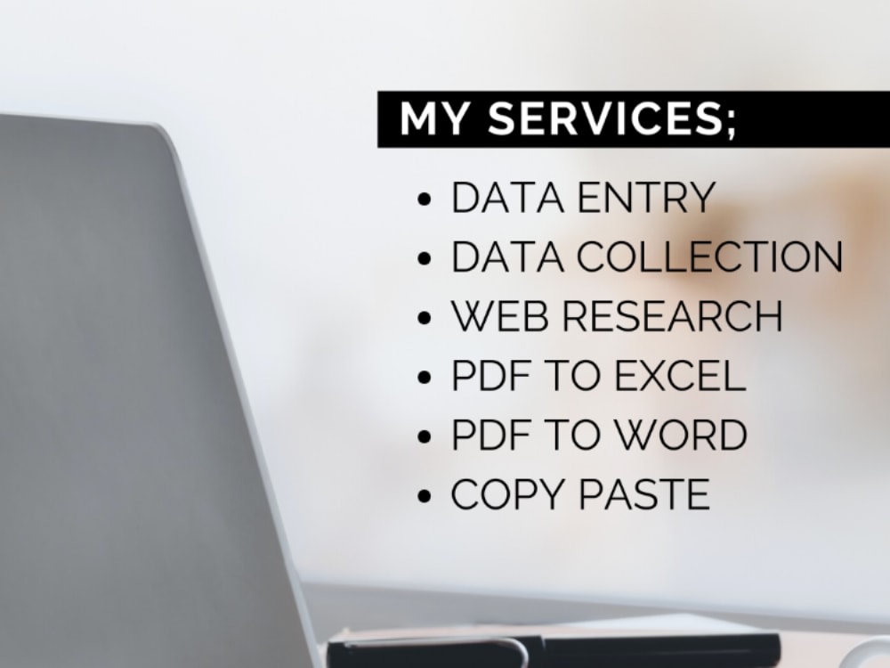 Professional data entry services. | Upwork