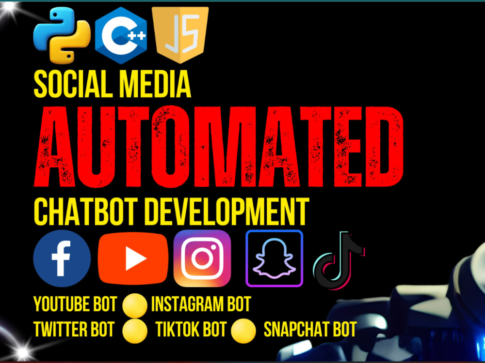 Youtube Automated Bot Instagram Api Bot Tiktok Bot Python Bot Snapchat Bot Upwork