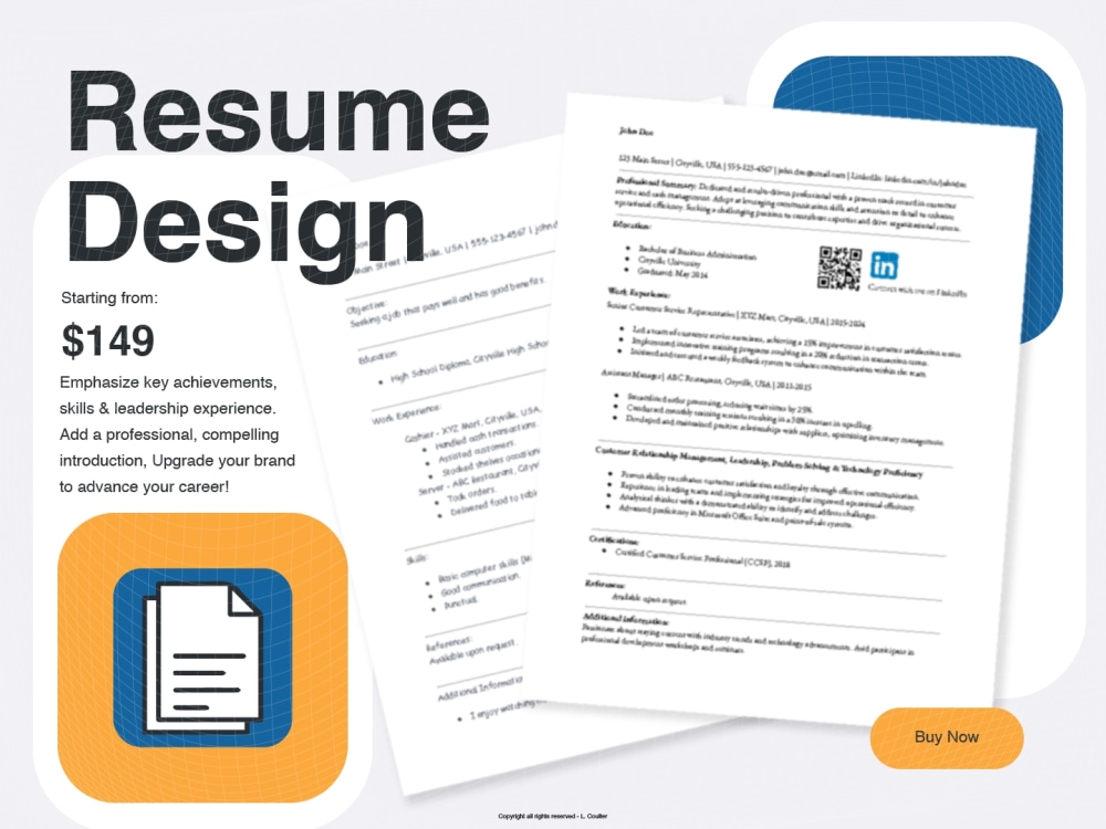 A Resume Design Package | Upwork