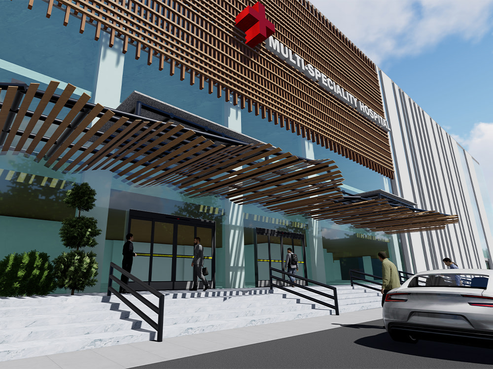 Functional 3D sketchup model and stunning renders of your hospital ...